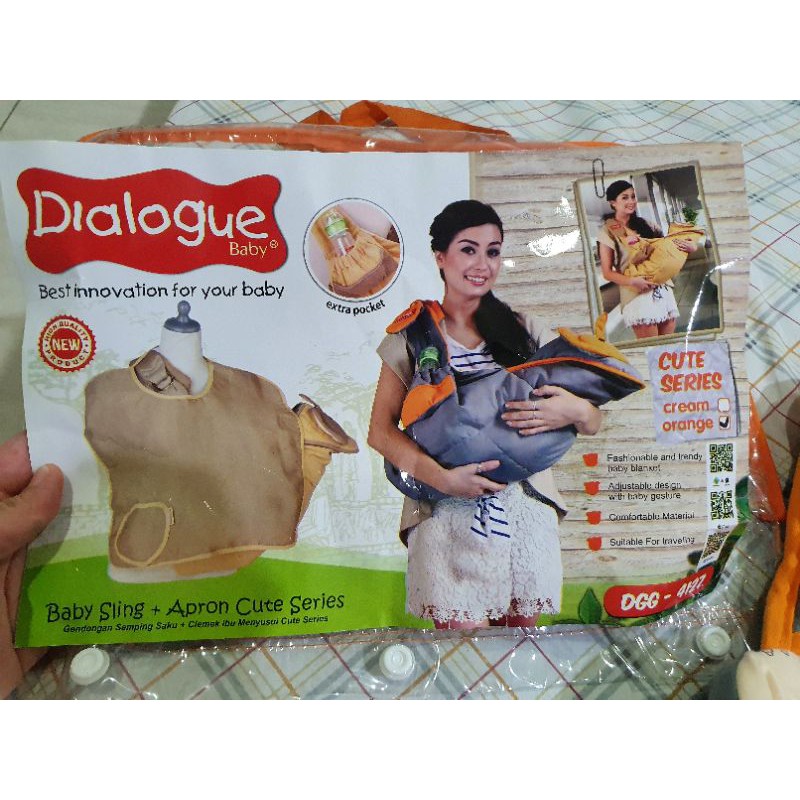Jual dialogue baby sling and cute apron series | Shopee Indonesia