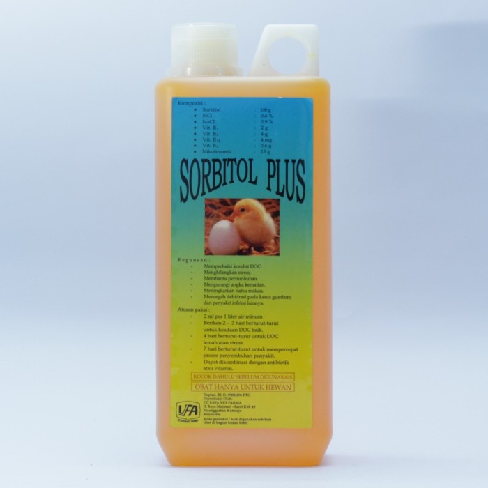 Jual SORBITOL PLUS 1L - Vitamin untuk anak ayam pengganti air gula ...