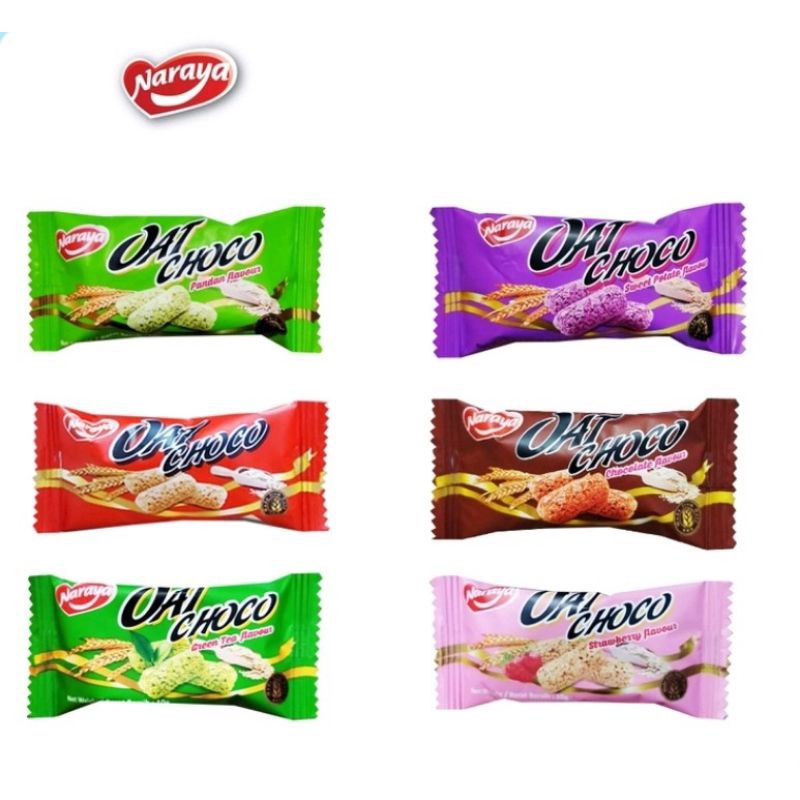 Jual Naraya oat choco satuan (10gr) / Camilan Diet | Shopee Indonesia