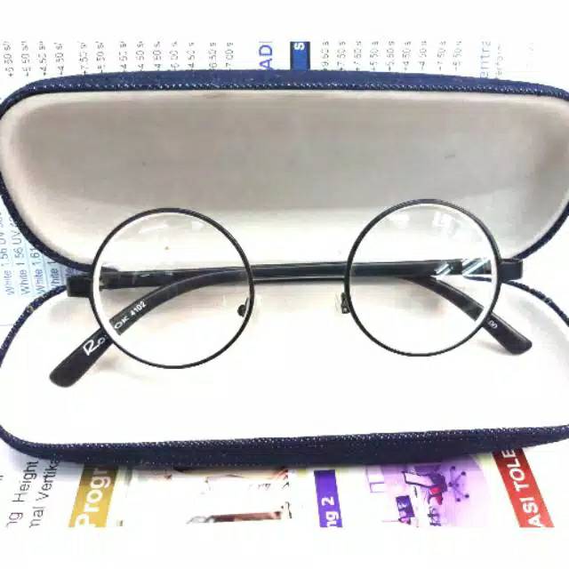 Jual 5006/KACAMATA MINUS BULAT/KACAMATA MIN FRAME METAL | Shopee Indonesia