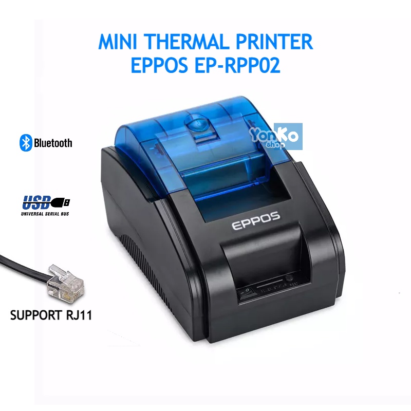 Jual Mini Printer Thermal Bluetooth EPPOS EP-RPP02 RPP02N RPP02 EP58M 58mm - Support Mokapos ...