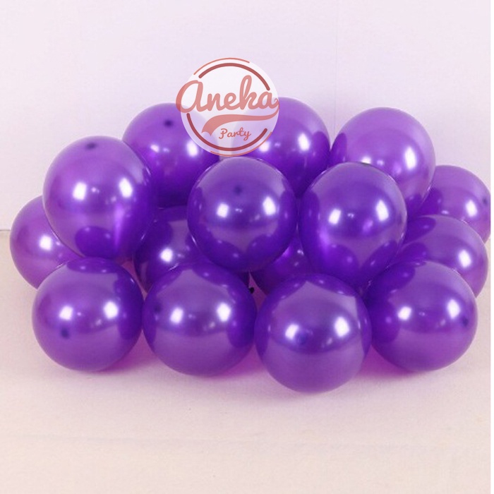 Jual Balon Latex Metalik 1 PACK ISI 50 Pcs / Balon Per Pack / Balon ...
