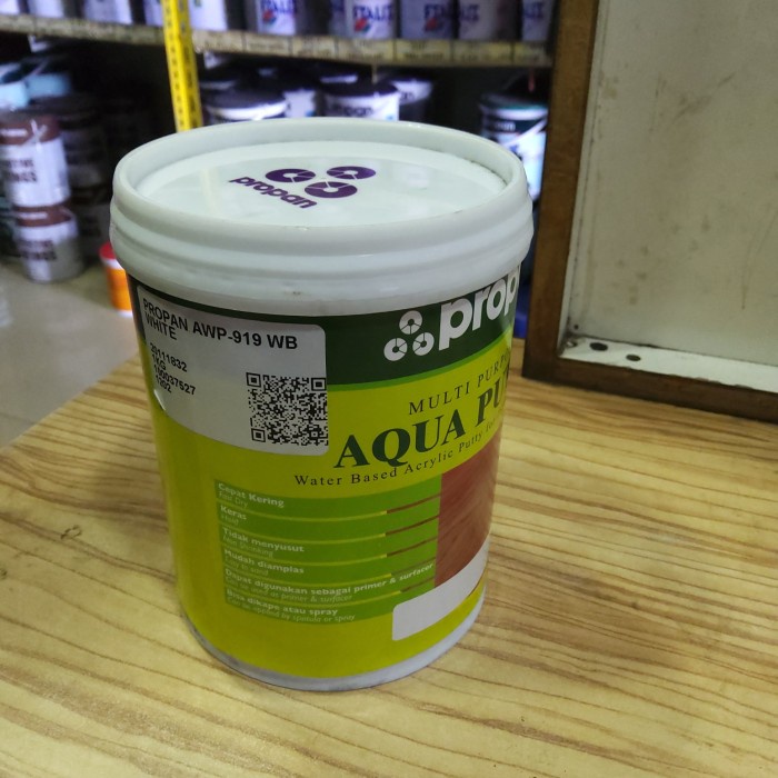 Jual kayucat- aqua putty cat dasar kayu putih dan abu -cat kayu ...