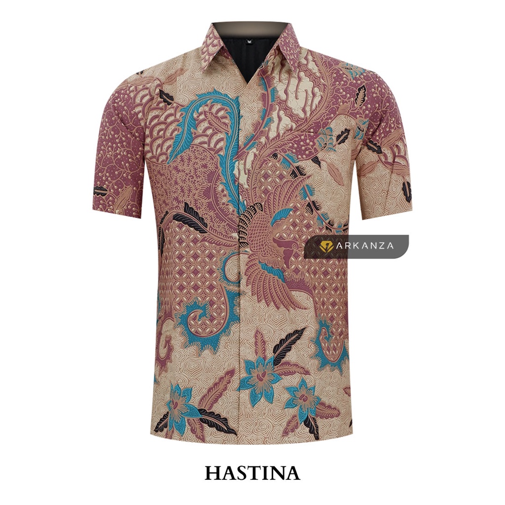 Jual GUDANG BATIK ARKANZA Motif HASTINA Kemeja Batik Pria Slimfit Premium Full Furing | Shopee ...