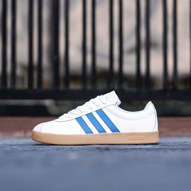 Jual Adidas VL Court White Blue Gum | Shopee Indonesia