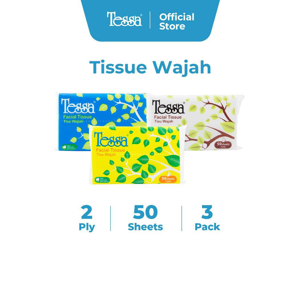 Jual Tissue Tessa - Facial Travel Pack 50s 2p - 3 Pack | Shopee Indonesia
