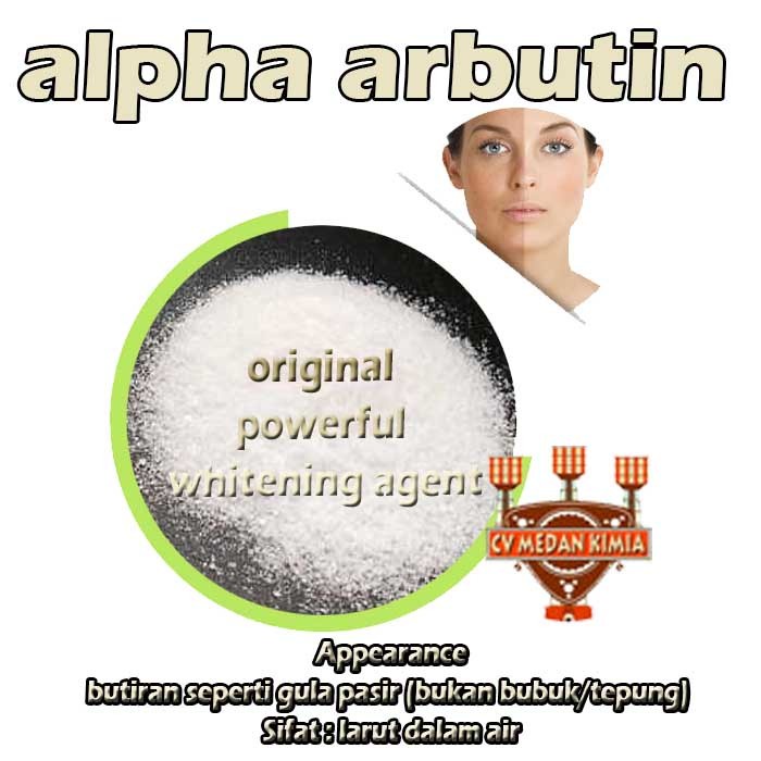 Jual JUAL Bubuk Whitening Agent Alpha Arbuthine Bahan Pemutih Alfa Arbutin 5 gram | Shopee Indonesia