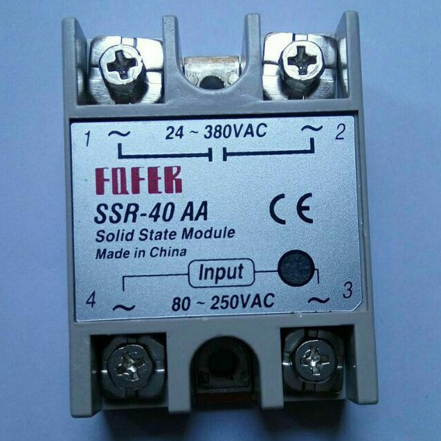 Jual Solid State Relay Module SSR 40 AA SSR-40 AA SSR-40AA AC control ...