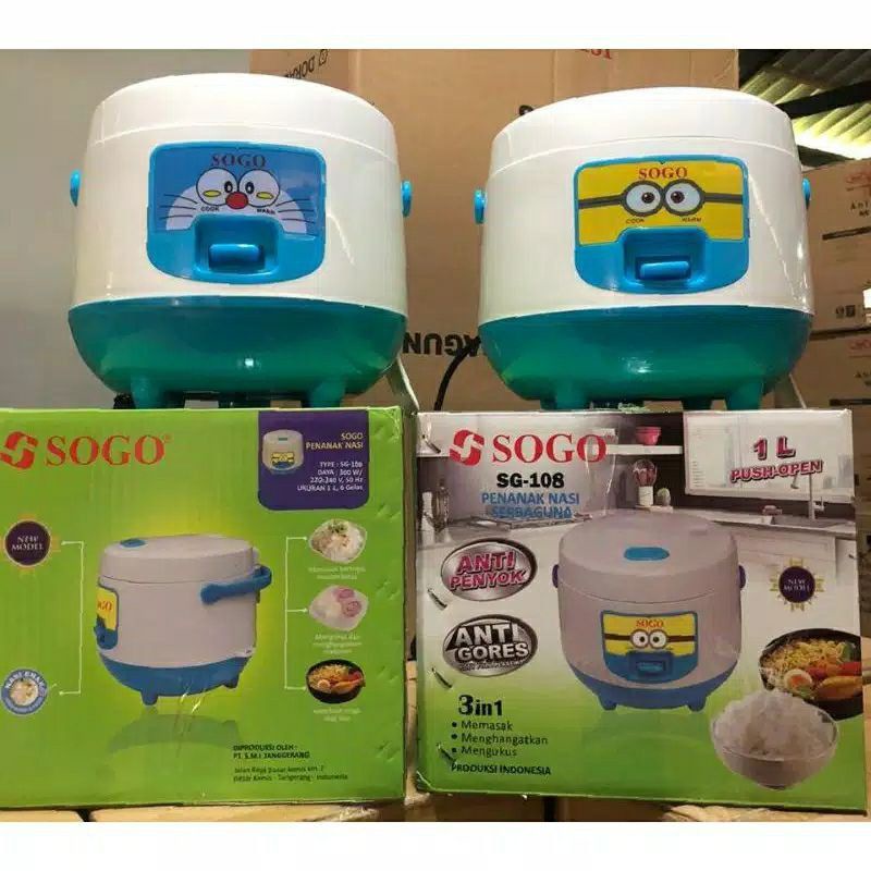 Jual Magic Com Karakter (Doraemon, Minion, Spongebob)Sogo | Shopee Indonesia
