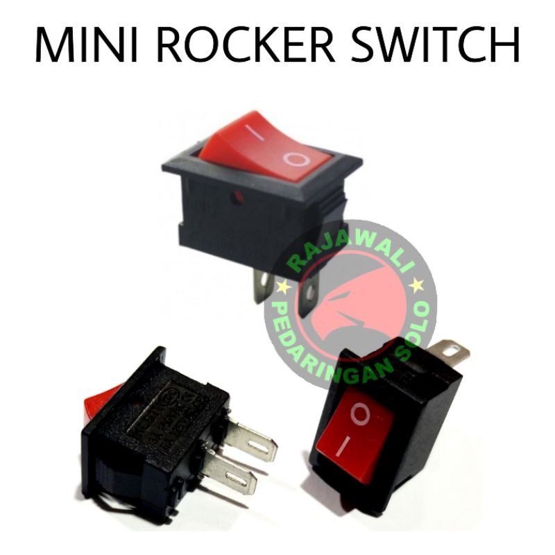 Jual SAKLAR ON OFF MINI 15x10mm ROCKER SWITCH AC DC | Shopee Indonesia