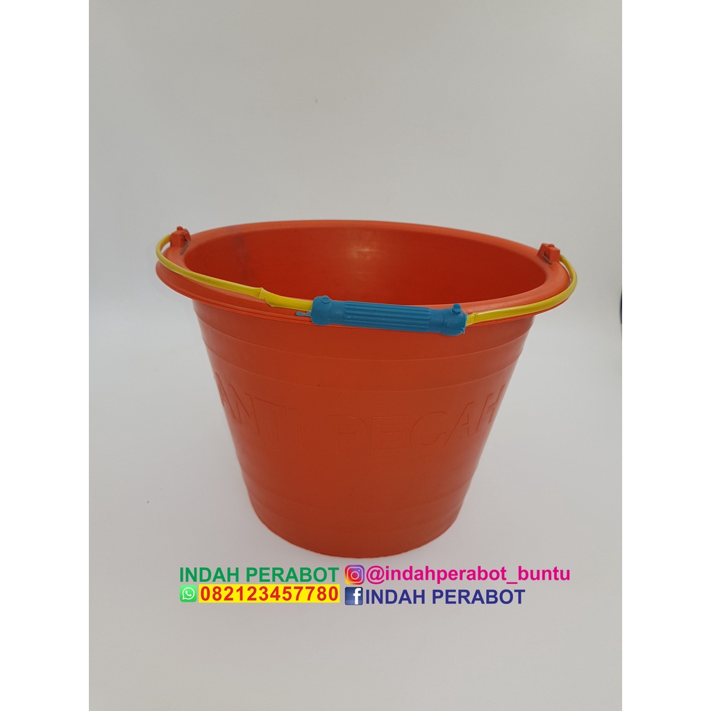 Jual Ember Cor Orange Ukuran 15 - 20 Inchi / Ember Murah / Ember Karet ...