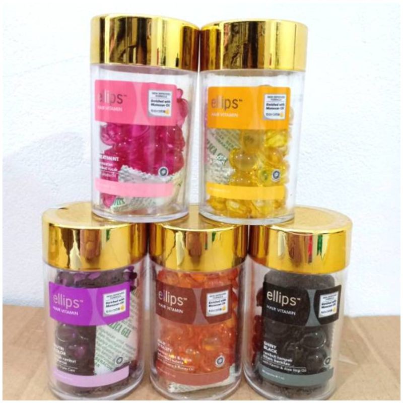 Jual Ellips Vitamin Rambut / Ellips Hair Vitamin Kemasan Botol isi 50 ...