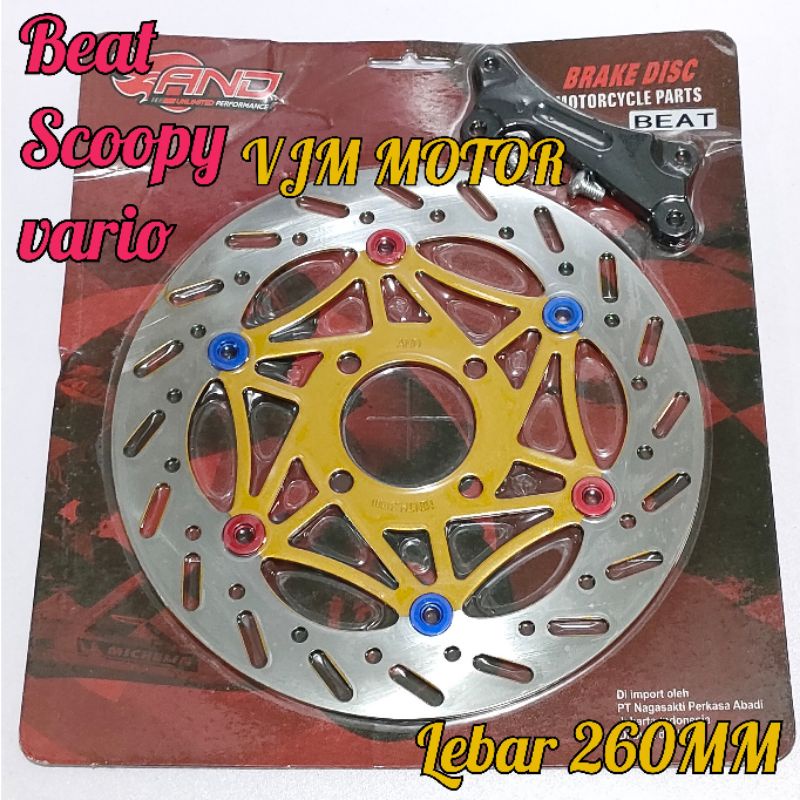 Jual DISC BRAKE BEAT MODEL PSM REBORN MOTIF VARIASI -PIRINGAN CAKRAM ...