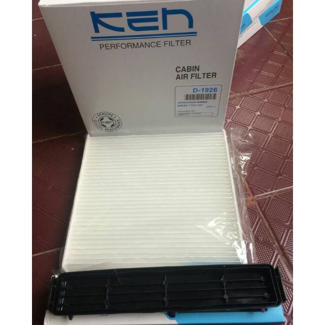 Jual Paket filter ac saringan udara ken+tutup cover kit honda brio ...