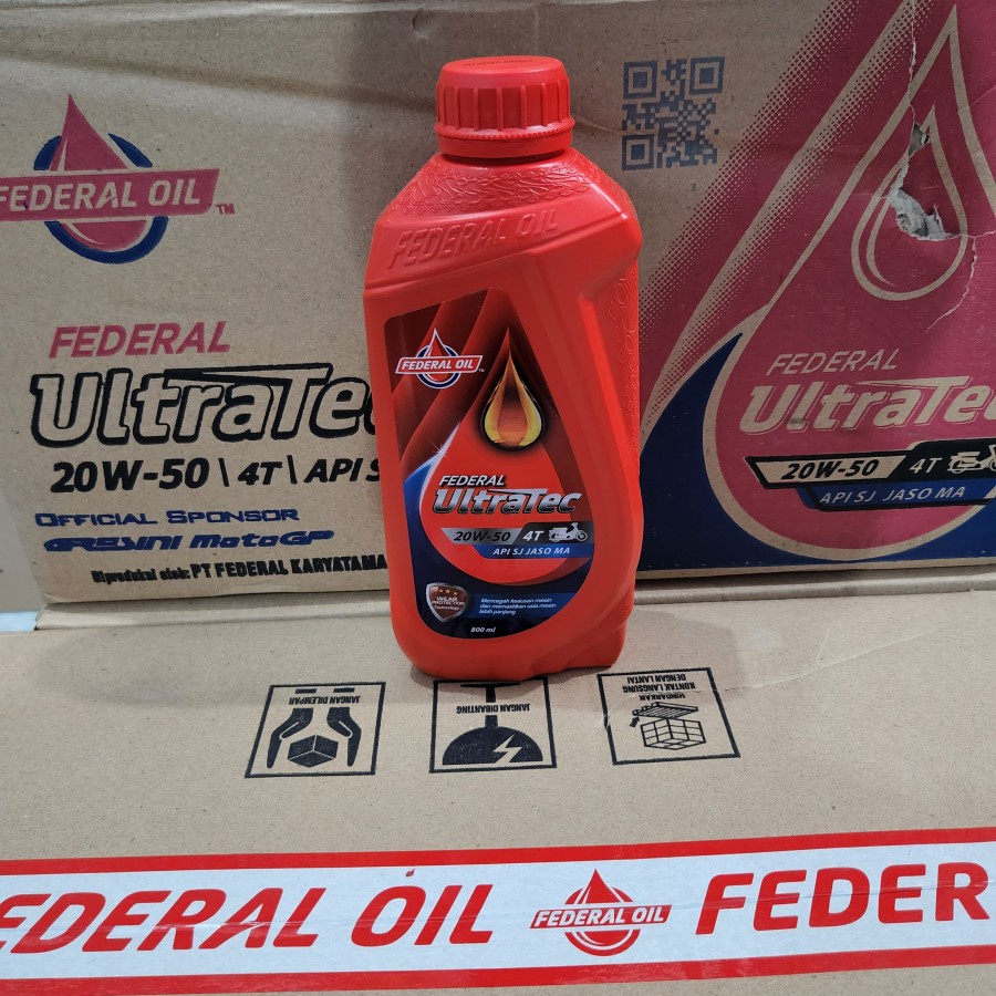 Jual Oli Oil Mesin Federal Ultratec Ultra Tec Bebek Sport 4T 0.8L ...