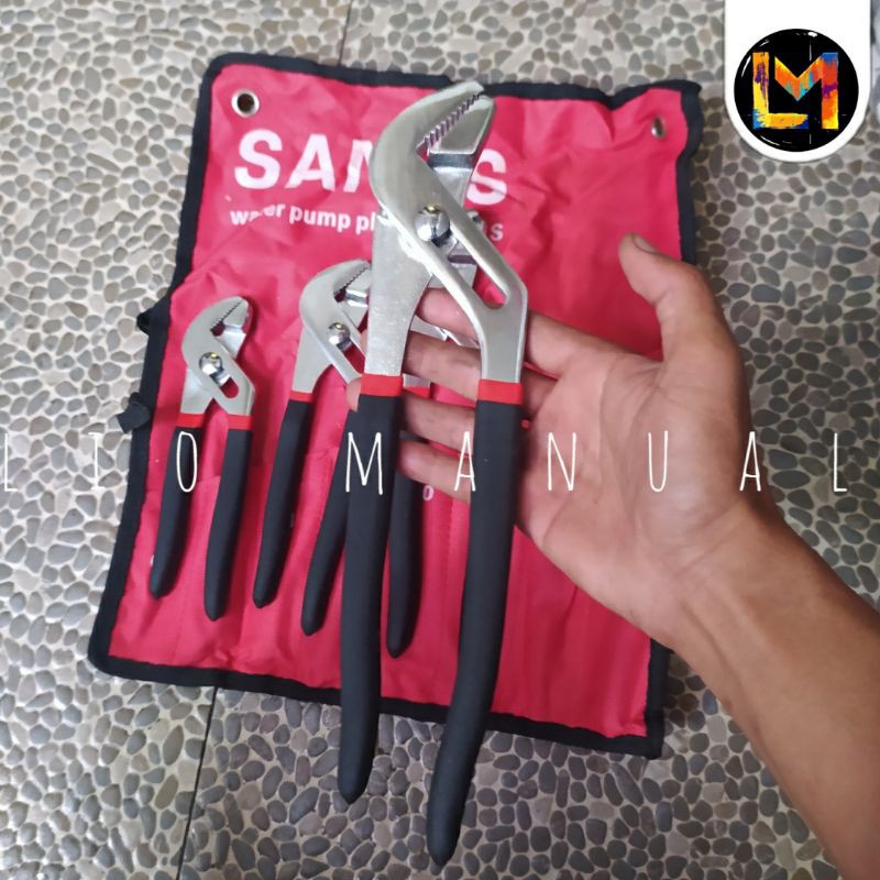 Jual Tang Burung Kunci Pipa Air size : 6", 8", 10", 12" Set 4 Pcs SANDS ...