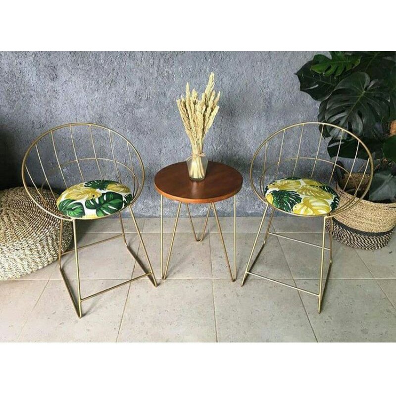 Jual [DELIVEREE ] SET Meja Kursi teras/ Kursi santai/ Kursi lobby ...