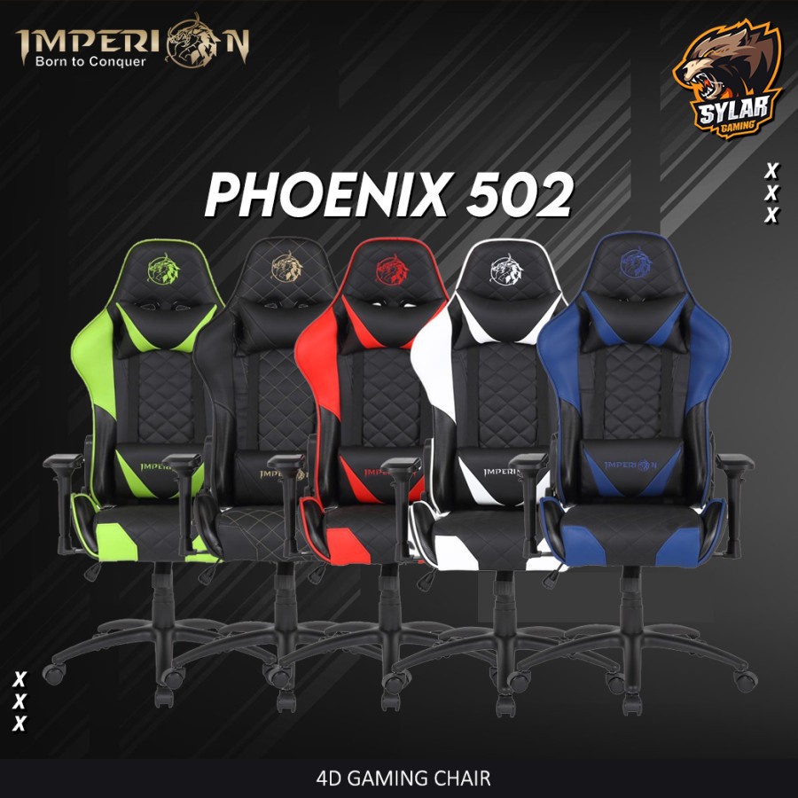 Jual Imperion Gaming Chair Phoenix 502 / Phoenix-502 Kursi Gaming ...