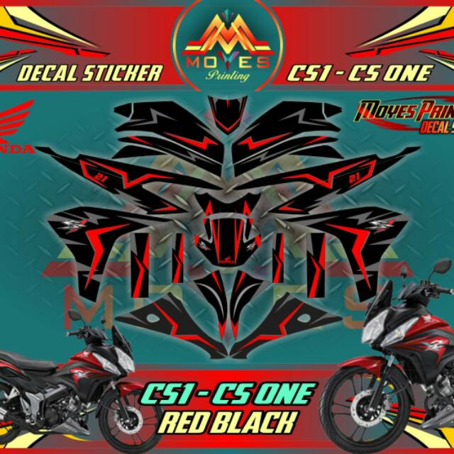 Jual Sticker striping Honda CS1 decal sticker Cs-one decal sticker ...