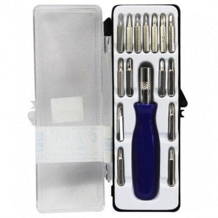 Jual Obeng Set 16 in 1 Mata Mini Multifungsi Serbaguna Screw Driver HEX ...