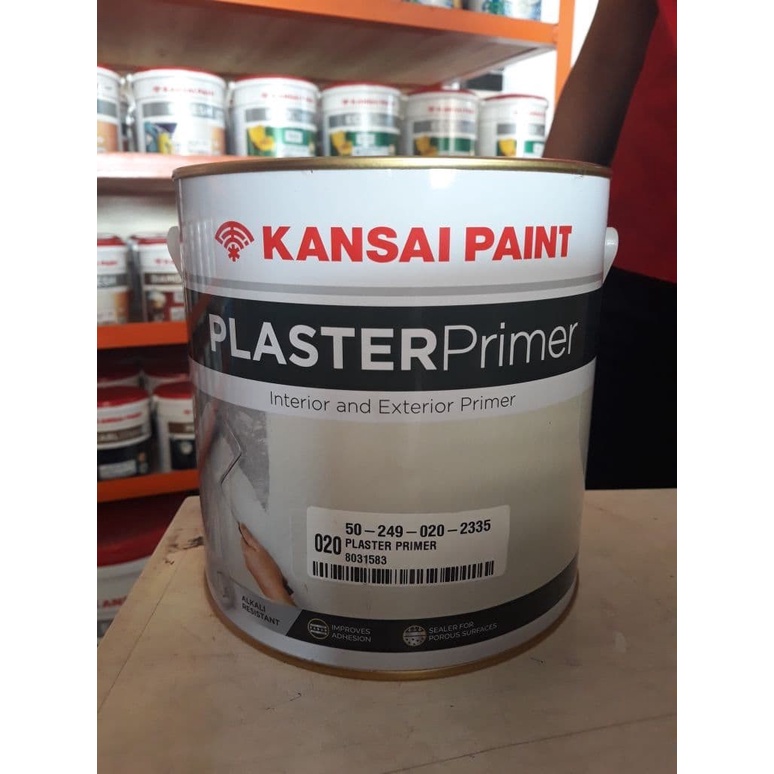 Jual Kansai Plaster Primer 249-020 2.5ltr / Cat Dasar Tembok | Shopee ...