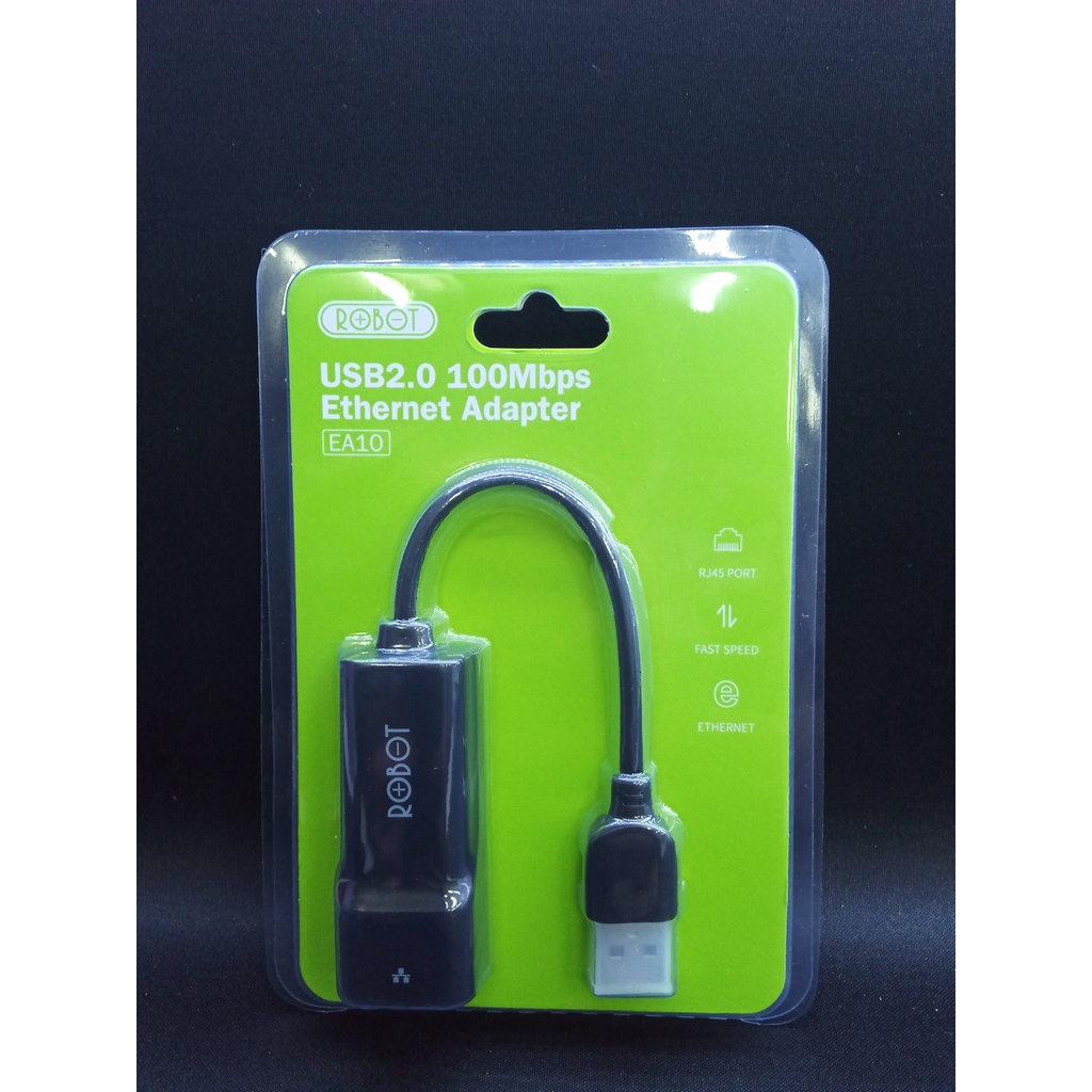 Jual USB 2.0 100Mbps ETHERNET ADAPTER EA10 ROBOT | Shopee Indonesia