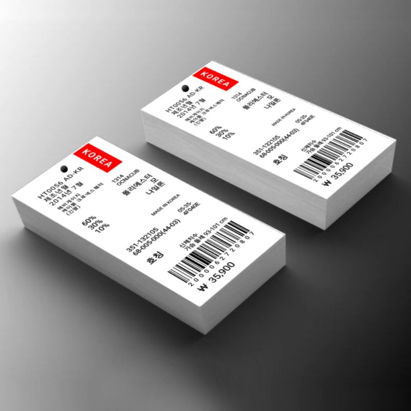 Jual Hang tag Label baju murah bonus tali hangtag hantag handtag han ...