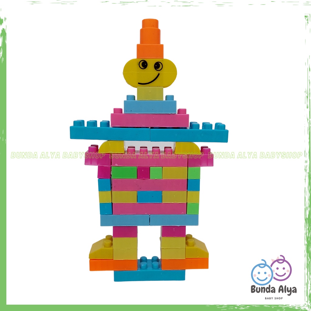 Jual Mainan Block Susunan Robot - Mainan Edukasi Anak Building Block ...