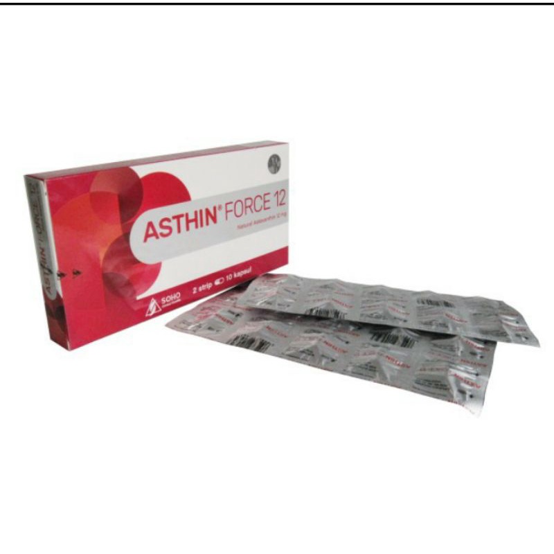 Jual ASTHIN FORCE SUPLEMEN ANTIOKSIDA isi 20 Tab menjaga daya Tahan ...