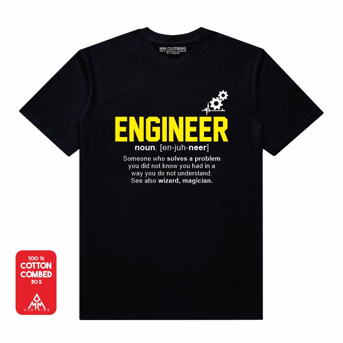 Jual KAOS BAJU ENGINEER NOUN EN-JUH-NEER KAOS ENGINEERING-MMBDS ...