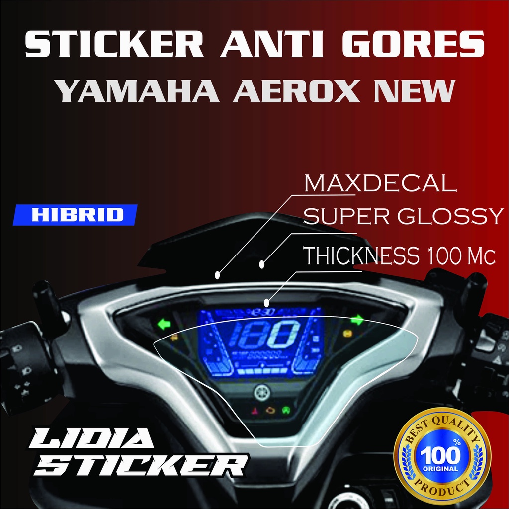 Jual STICKER SPEEDOMETER AEROX NEW ANTI GORES | Shopee Indonesia