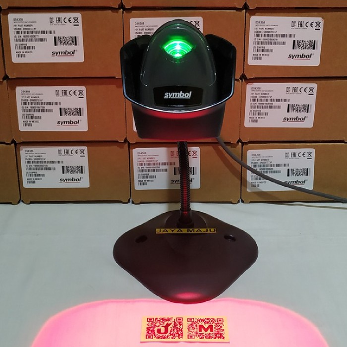 Jual BARCODE SCANNER ZEBRA SYMBOL DS4308 2D ( QR CODE-PDF417-E FAKTUR ...