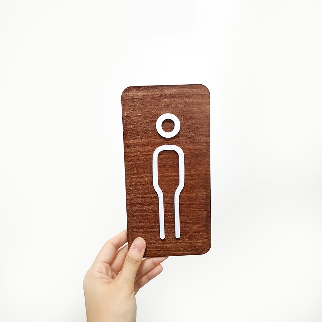 Jual Toilet Sign / Papan Sign Kayu / Tanda Toilet / Dekorasi | Shopee ...