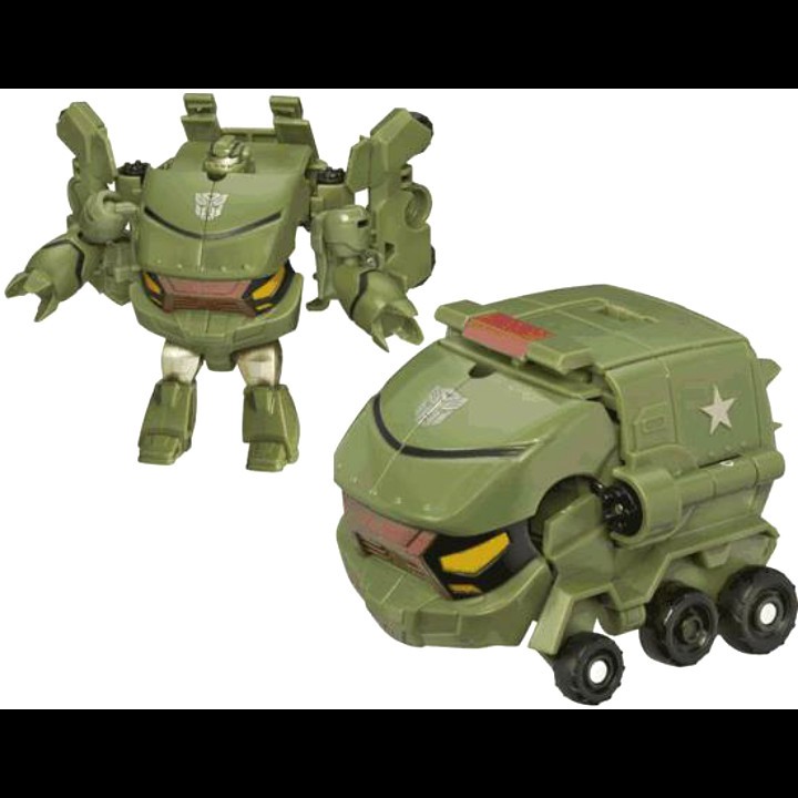 Jual Transformers Animated Bulkhead Action figure Optimus Prime Bumblebee Hound Autobot ...