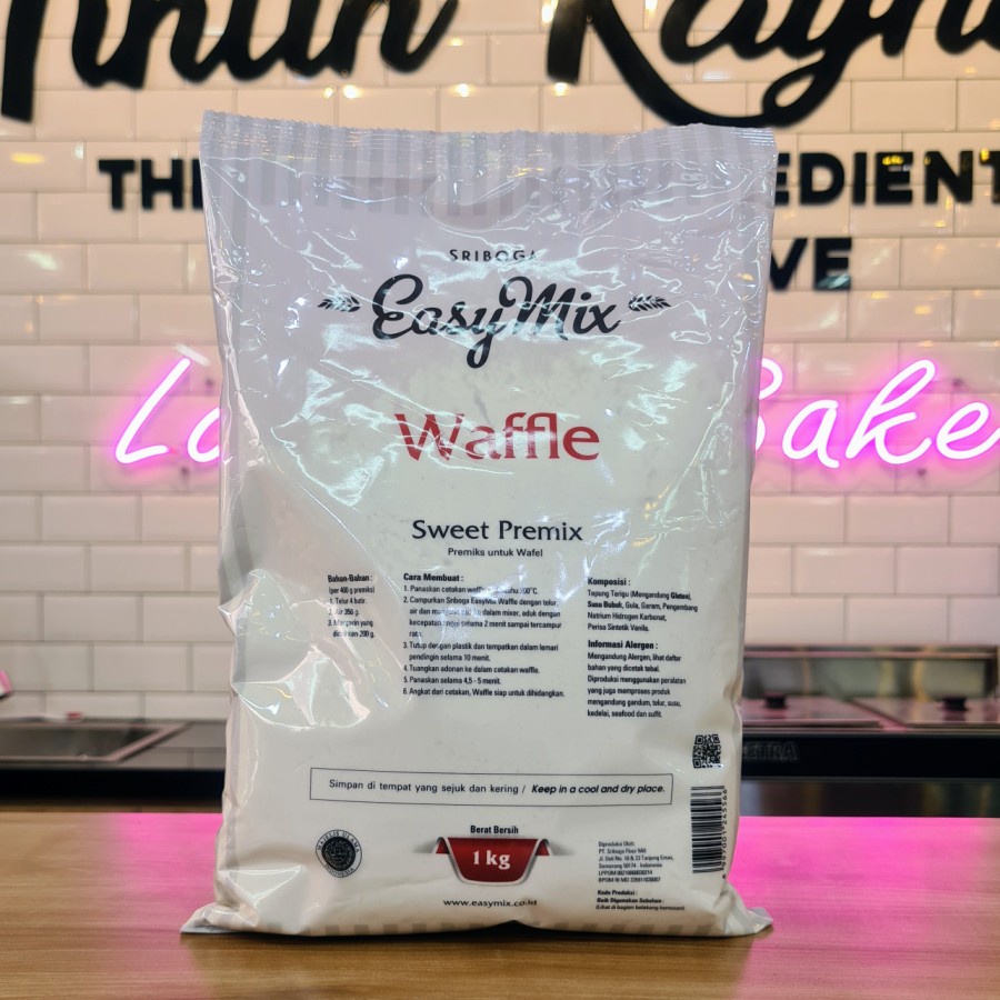 Jual SRIBOGA EASYMIX WAFFLE 1KG | Shopee Indonesia