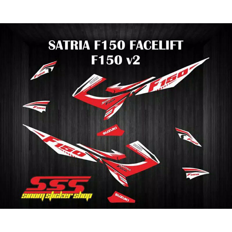 Jual Stiker Motor Suziki Satria FU Facelift F150 v2 | Shopee Indonesia