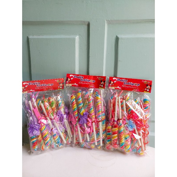 Jual permen lollipop ulir pita rasa buah premium 5CM isi 20pcs by ...