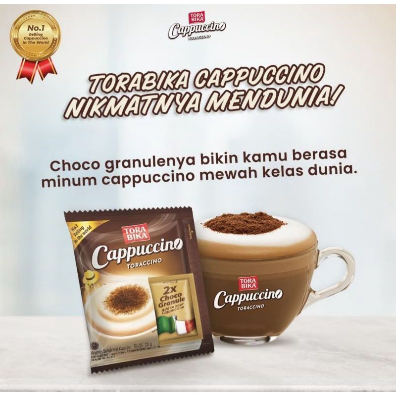 Jual TORABIKA CAPPUCCINO 1RENCENG ISI 10 SACHET Torabika Cappucino ...