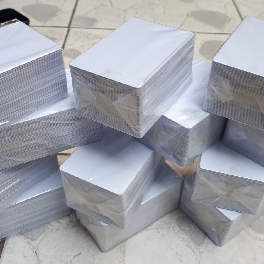 Jual Jual Kartu Pvc Polos PerBox Blank Card PVC ID Card PVC | Shopee ...