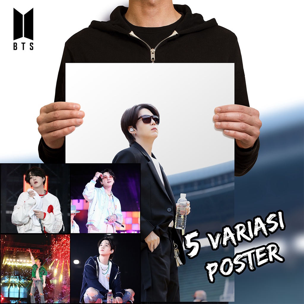 Jual Poster BTS SUGA - PTD ON STAGE SEOUL Photo Sketch Size A3+ Ultra ...
