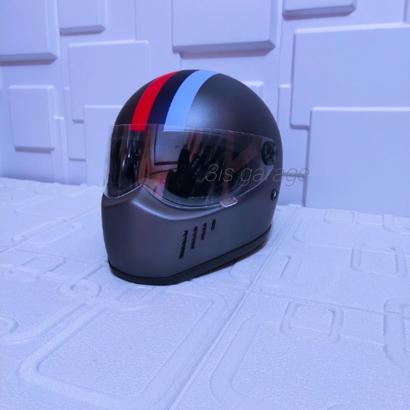 Jual HELM CUSTOM CLASSIC CAKIL BANDIT RX SIMPSON M30 RETRO FULL FACE ...