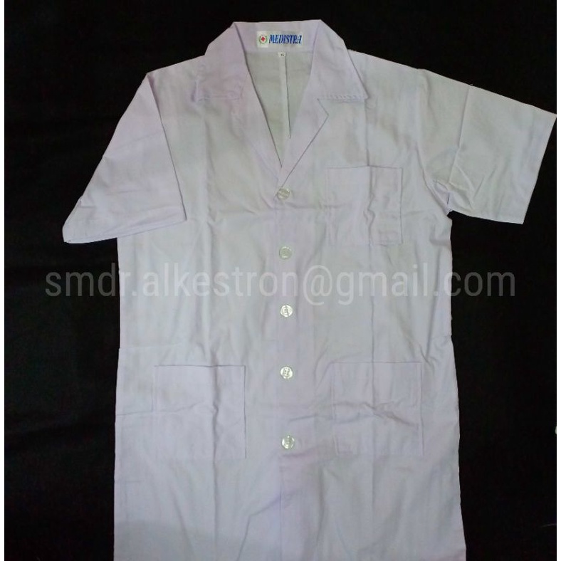 Jual Jas Laboratorium putih Medistra tangan pendek | Shopee Indonesia