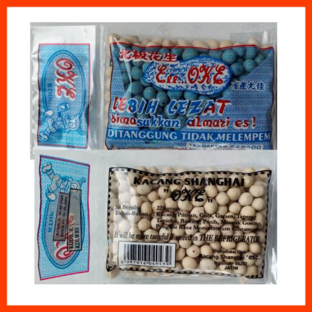 Jual Kacang Shanghai OKE 225 gram | Shopee Indonesia