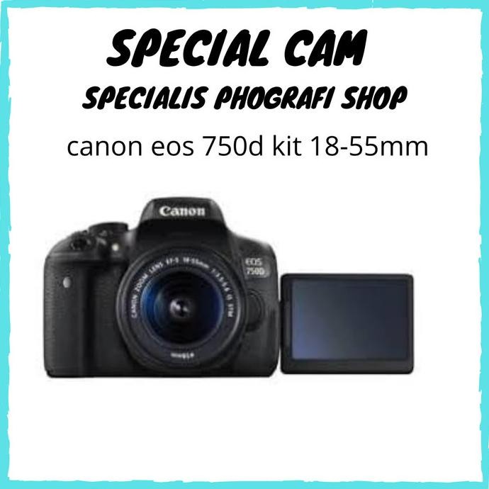 Jual CAMERA CANON EOS 750D KIT 18-55MM / CANON 750D KIT 18-55MM ...