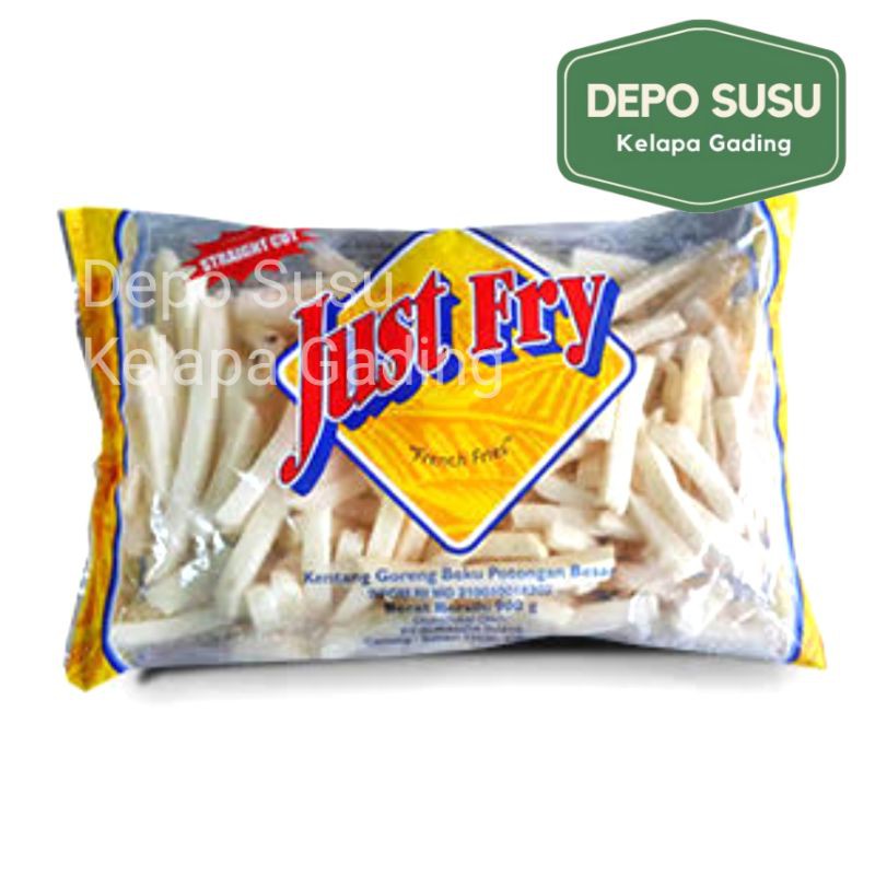 Jual French Fries Just Fry 900gr Kentang Goreng JustFry Straight ...