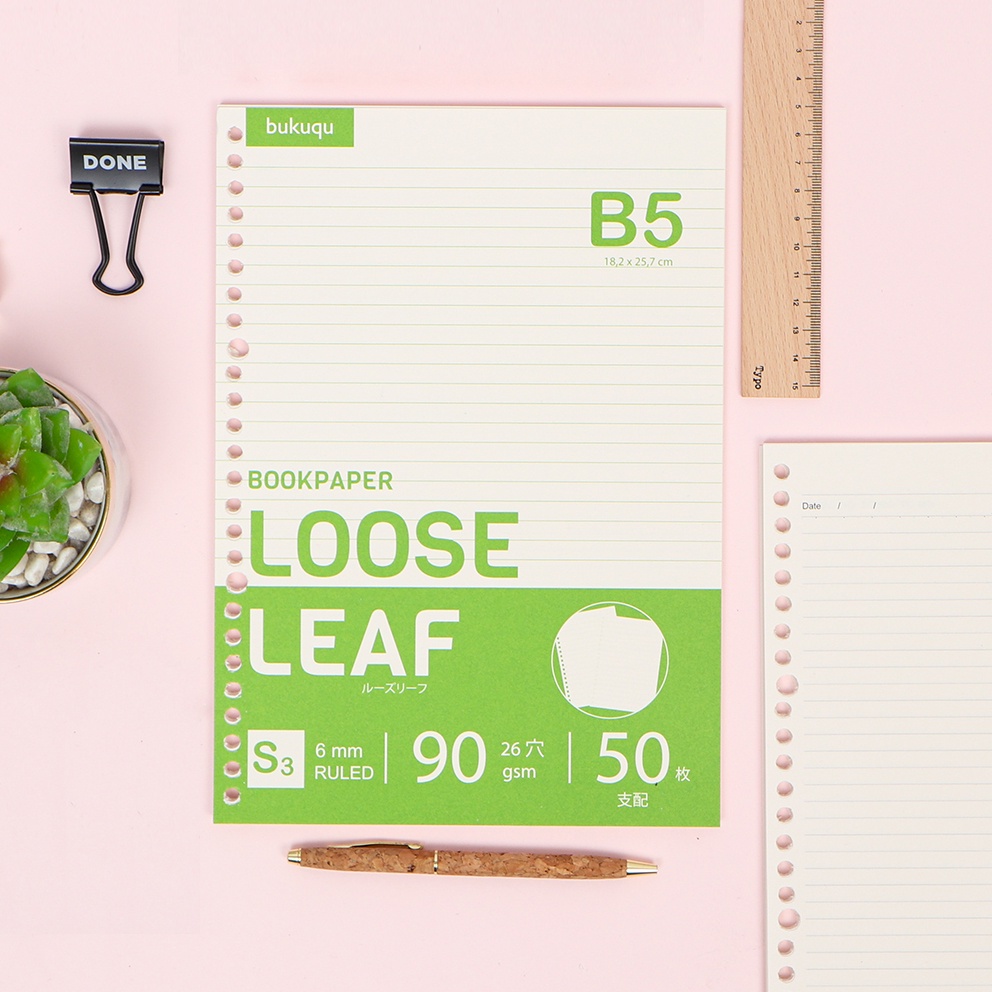 Jual Loose leaf B5 - Bookpaper 90 gsm - Kertas Binder | Shopee Indonesia