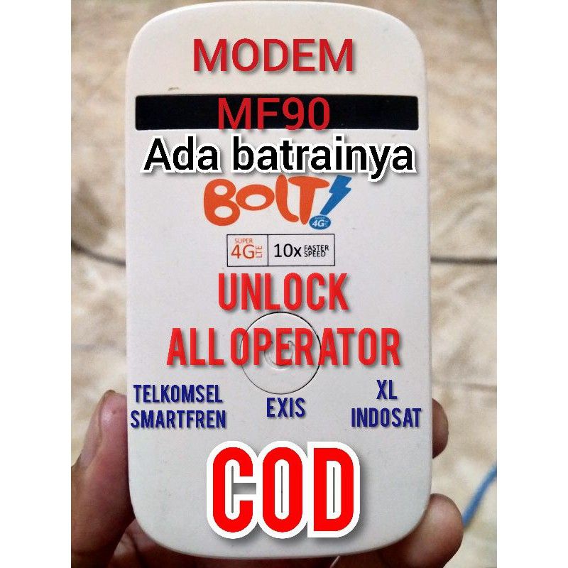 Jual Modem BOLT MF 90 Unlock All Operator | Shopee Indonesia
