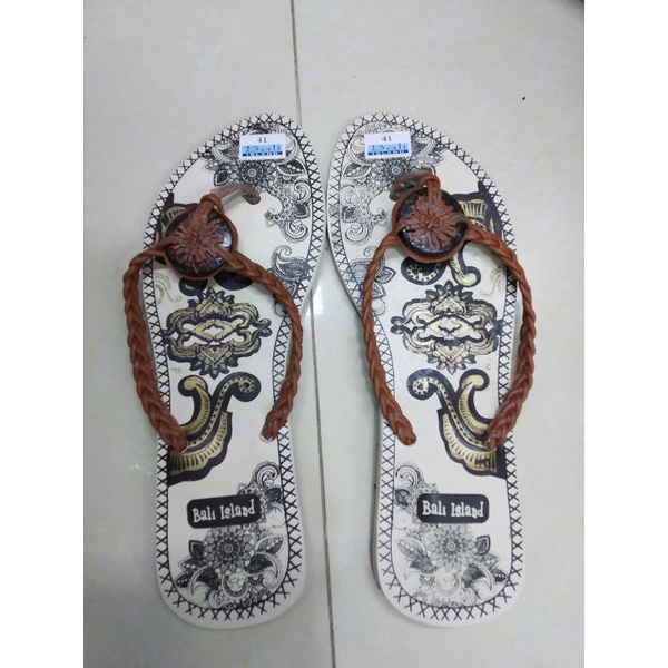 Jual Sandal Etnik Bali Island Sandal Flat Oleh Oleh Khas Bali | Shopee ...