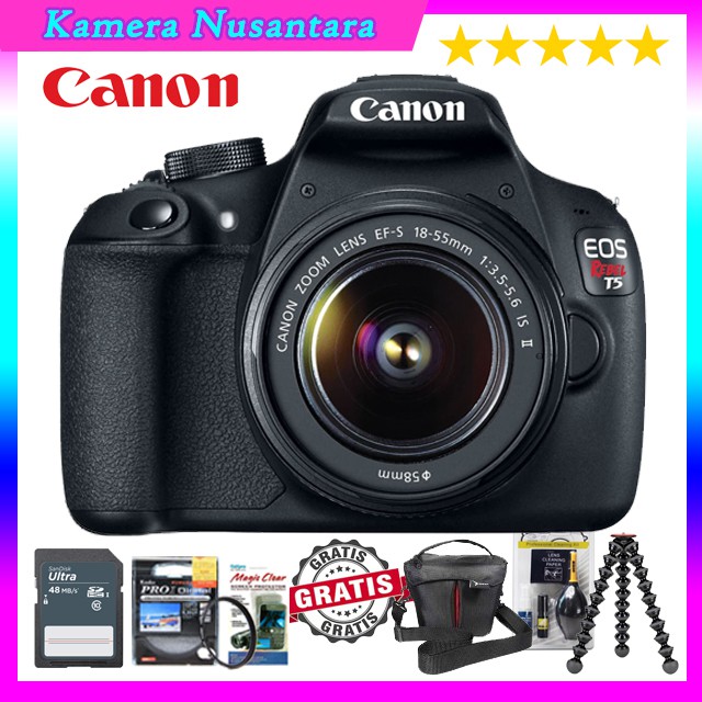 Jual CANON EOS REBEL T5 - REBEL T5 ORIGINAL | Shopee Indonesia