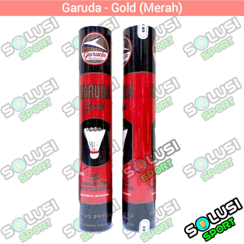 Jual GARUDA GOLD MERAH RED Kock Kok Shuttlecock Original | Shopee Indonesia